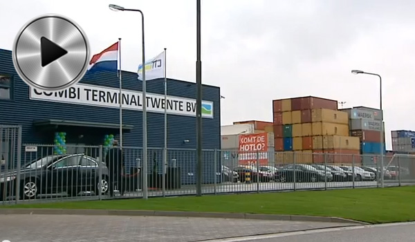 Combi terminal Twente wordt door Willem-Alexander geopend